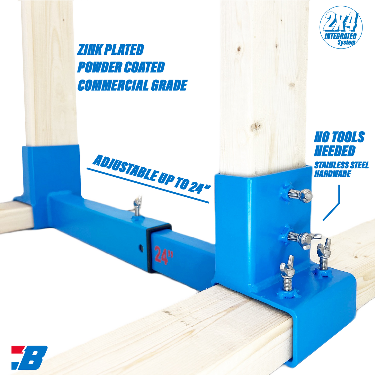 Bash Targets Target Stand Pro 2"x4" — Targets Unlimited