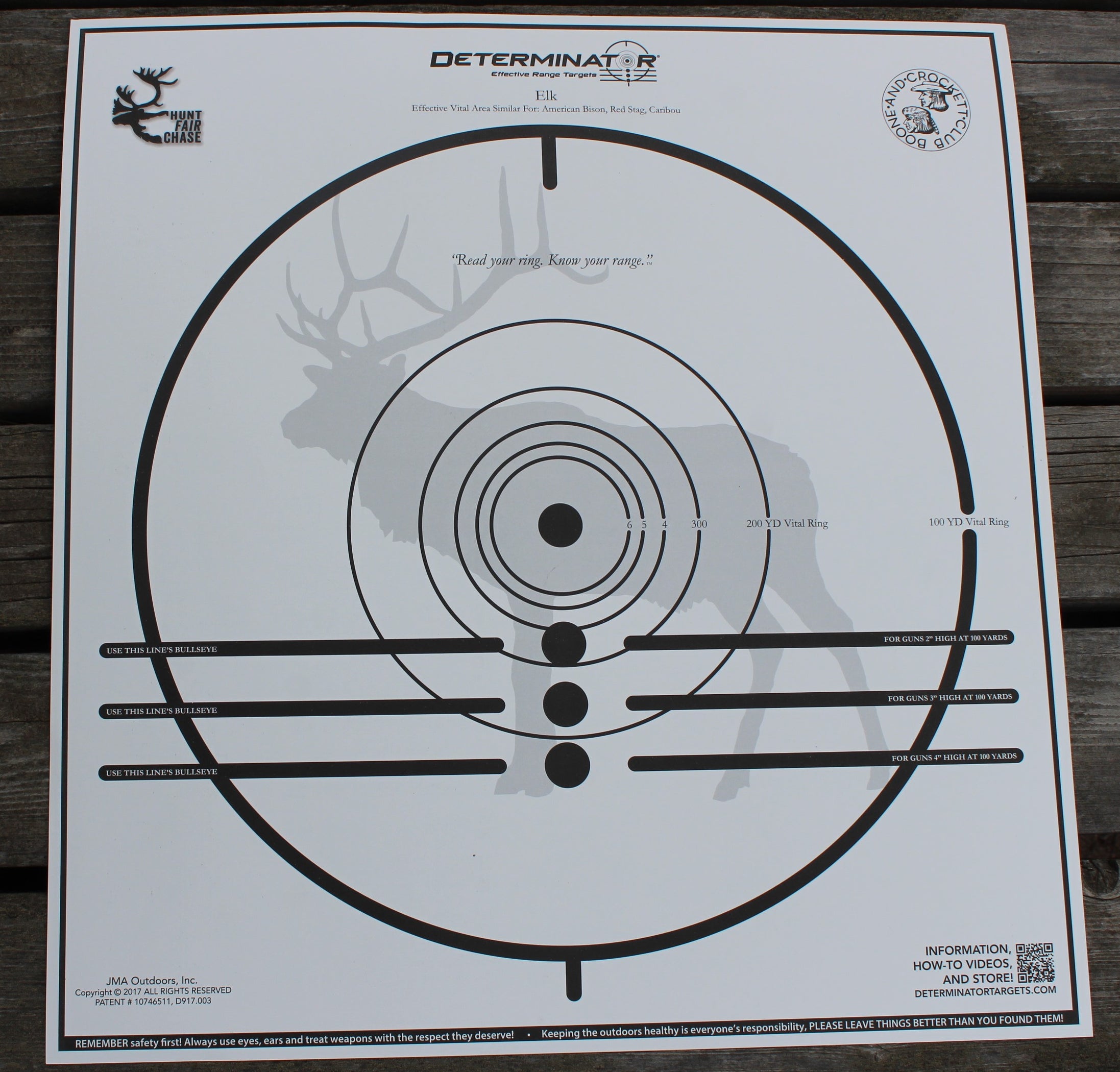 Determinator Targets - Rocky Mountain Package Elk, Mule Deer, Pronghor ...