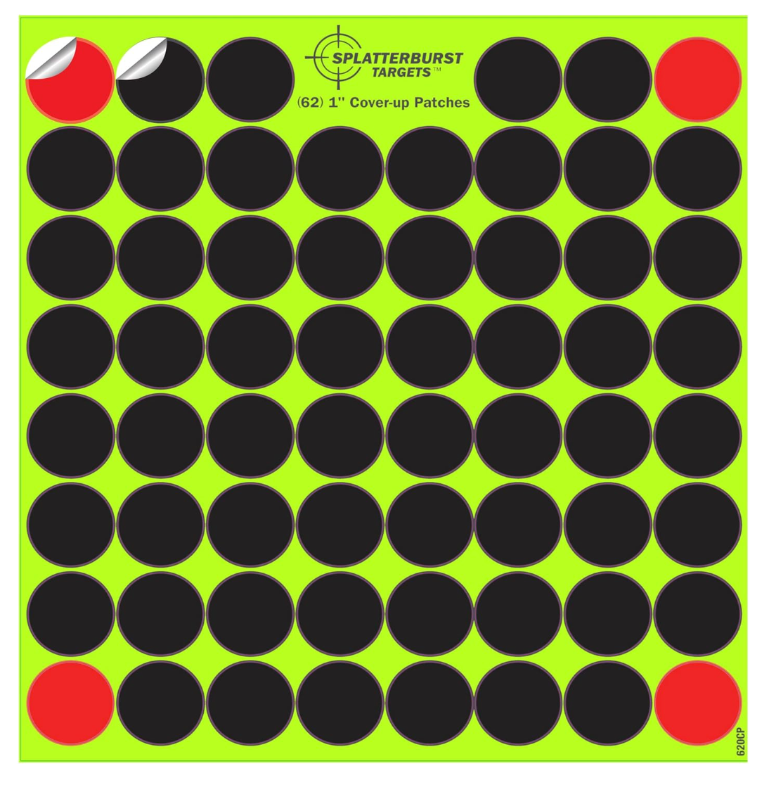 1 inch Stick & Splatter Self Adhesive Shooting Targets (10 Pack ...