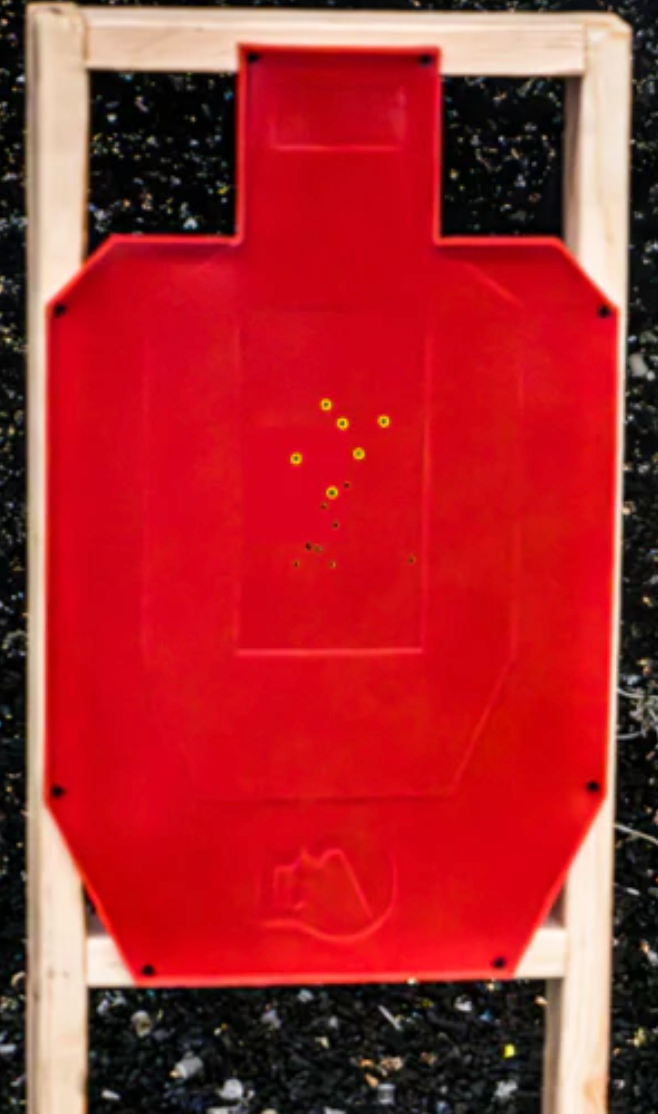 Full Size Silhouette Color Changing Self-Healing Target 18x29 — Targets ...