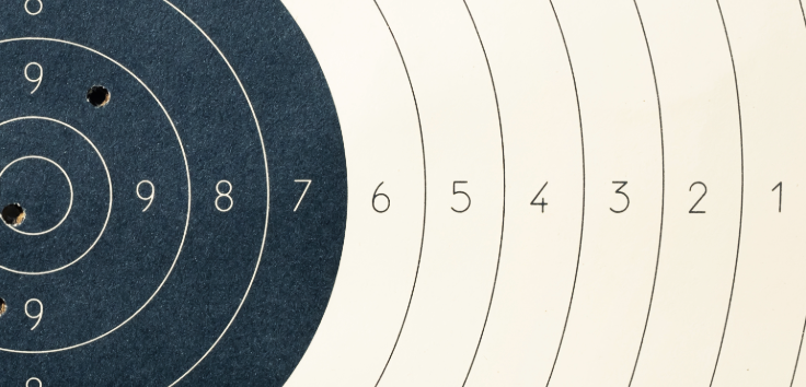 MRAD 100 Yard Zero Target — Targets Unlimited