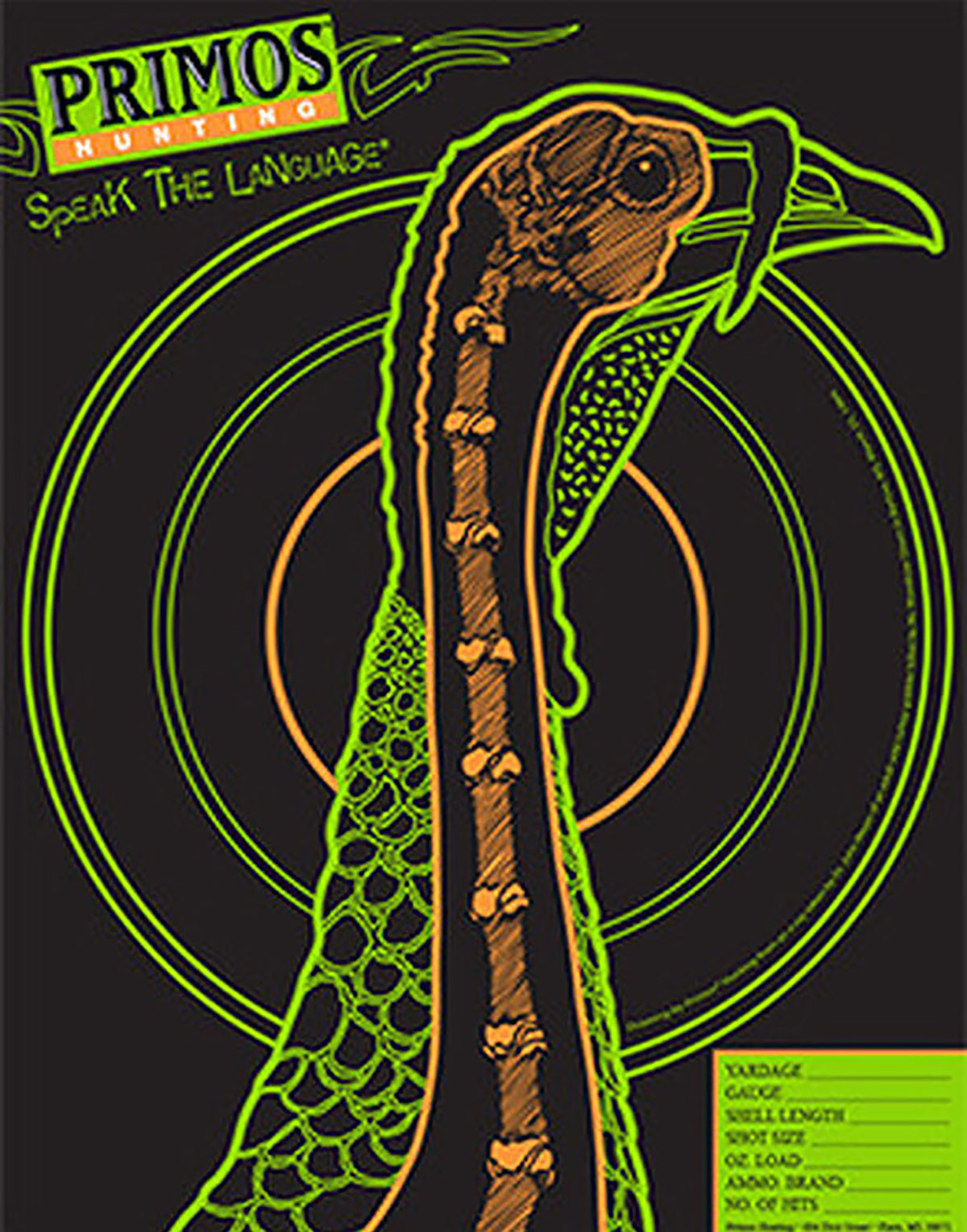 Primos VisiShot Turkey Paper Target — Targets Unlimited