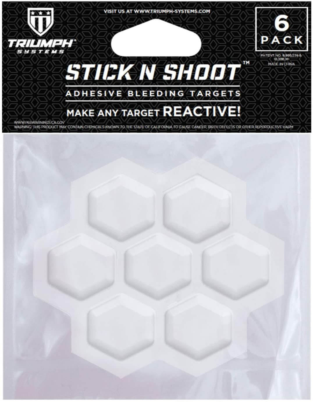 6 Adhesive Bleeding Targets — Targets Unlimited