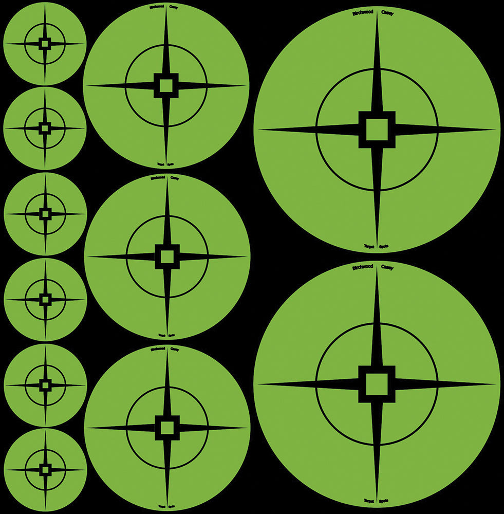 Birchwood Casey Target Spots SelfAdhesive Paper Crosshair Black & Gree ...