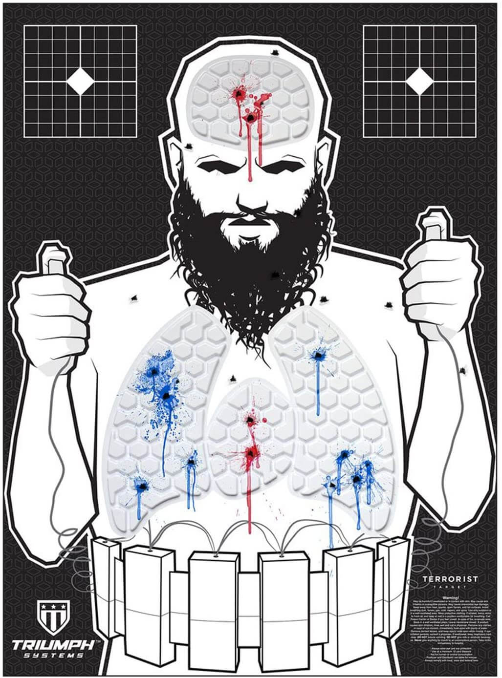 Threat Down Bleeding Targets — Targets Unlimited