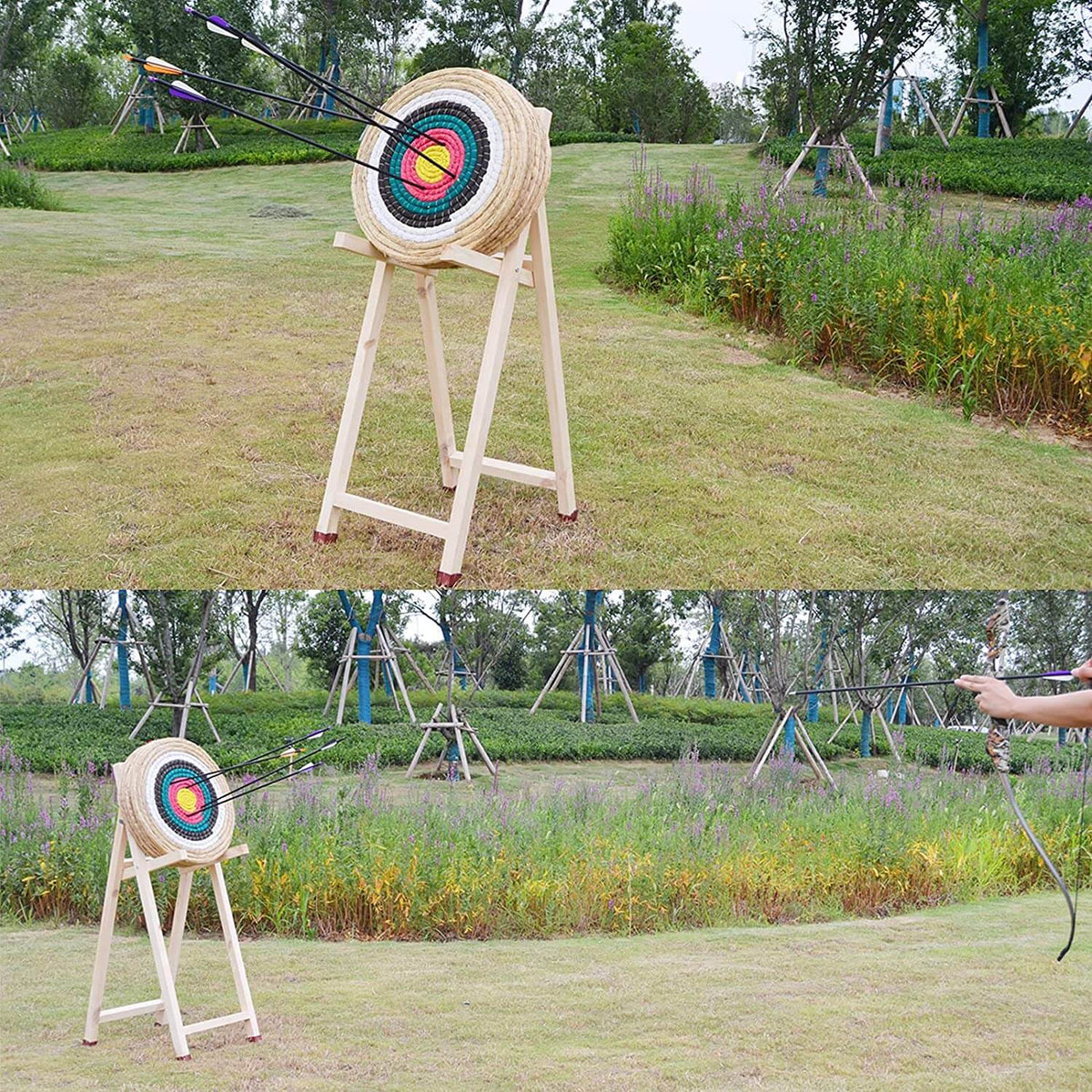Wooden Archery Target Stand – Targets Unlimited