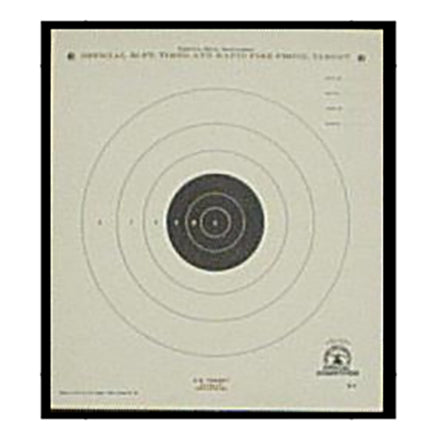 B-3 Official NRA Target - 50ft Timed & Rapid Fire Pistol Shooting | 10 ...