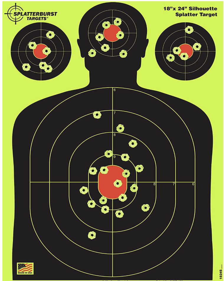 Reactive Targets - 18"x 24" Silhouette — Targets Unlimited