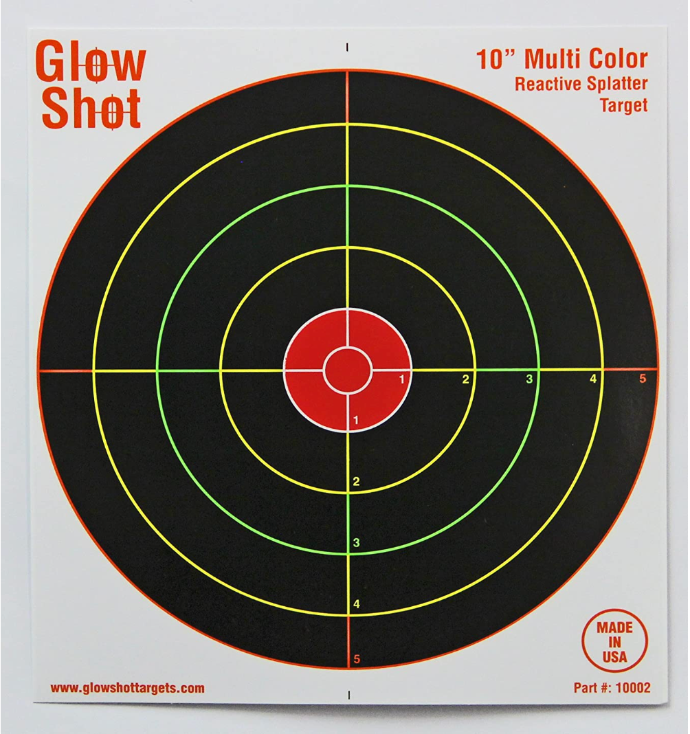Multi-color Glow Shot 10" Reactive Splatter Target - 50 pack – Targets ...