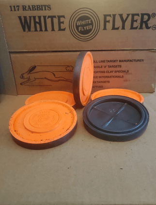 White Flyer Rabbits Clay Targets – Targets Unlimited