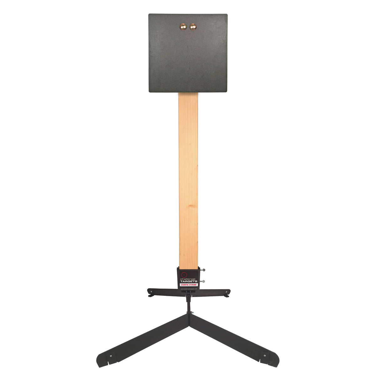 12" Square Rifle Target - Static Stand — Targets Unlimited