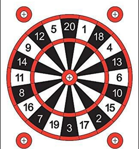 Targets Dart Board Style 15 (25 Pack) – Targets Unlimited