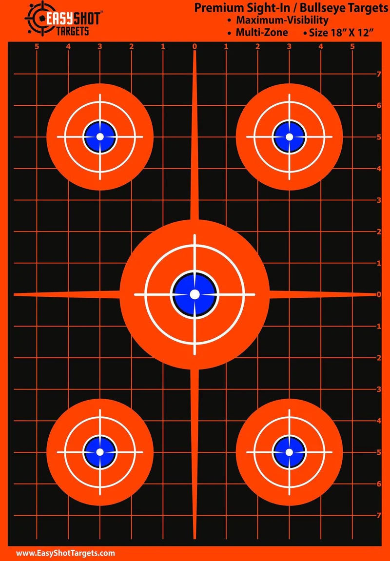 EZ Shot Orange Sight In Target | 12"x18" — Targets Unlimited